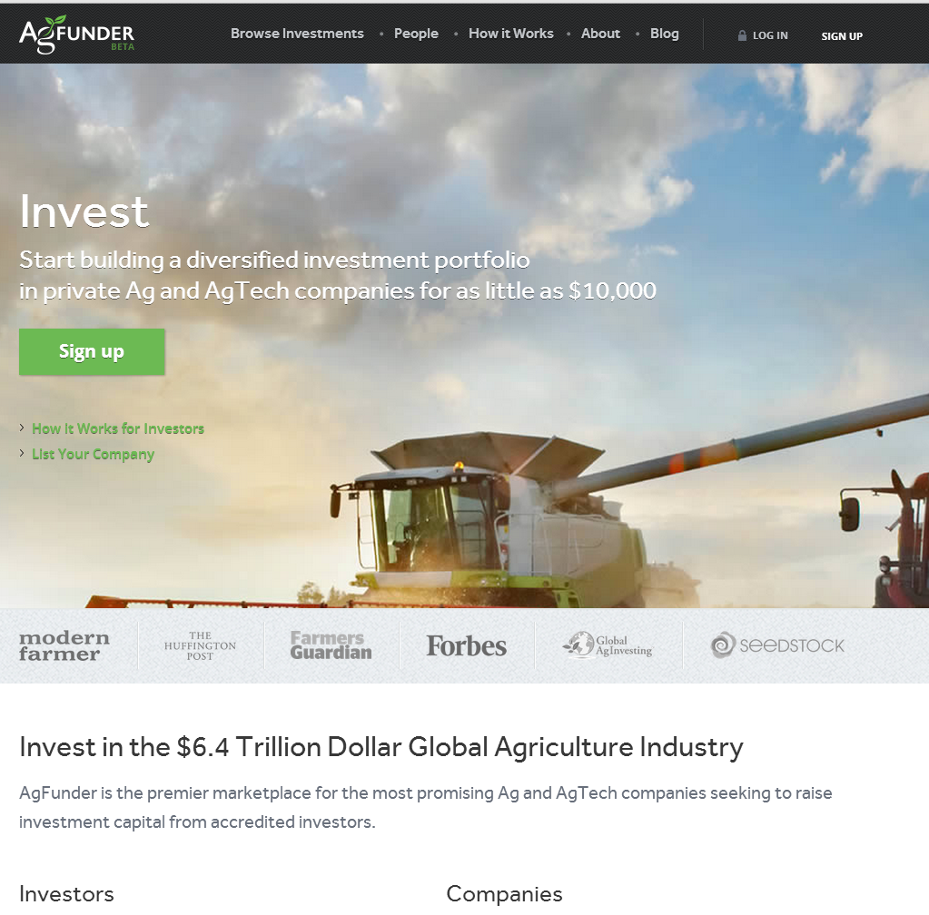 AgFunder Builds Positive Connections between Entrepreneurs and Investors