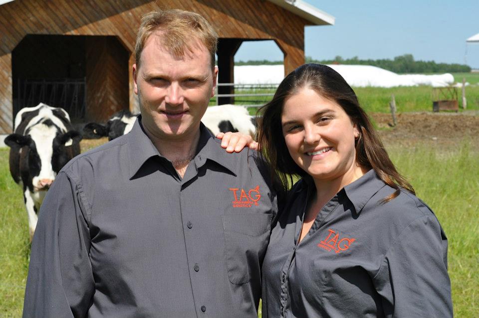 Patrice Simard (President TAG) and wife Natalia Rodrigues (Vice ...