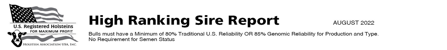 high ranking sire report sire proof central august 2022 tuesday august ...