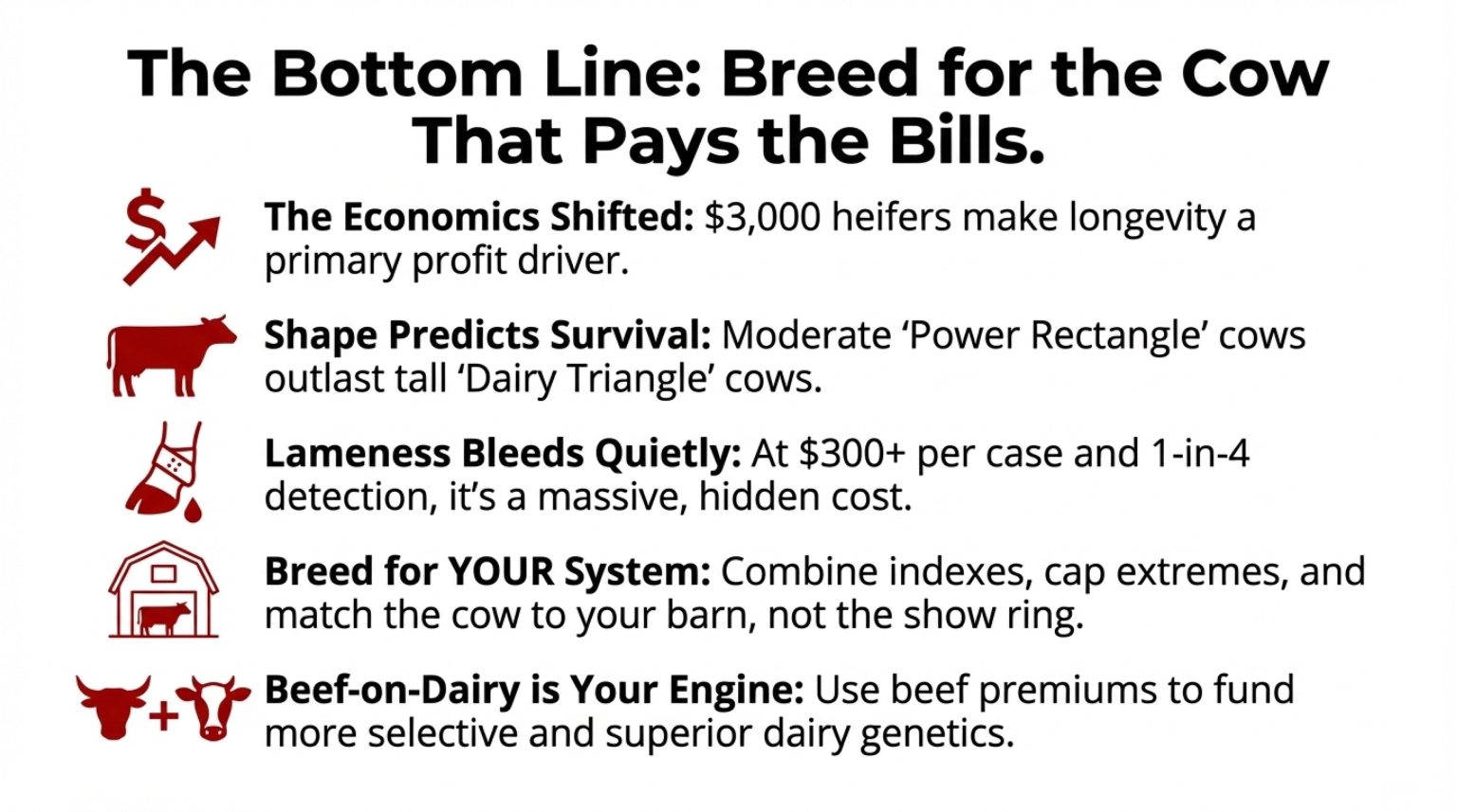 This approach scales to any operation size. A 90‑cow tie‑stall herd can ...