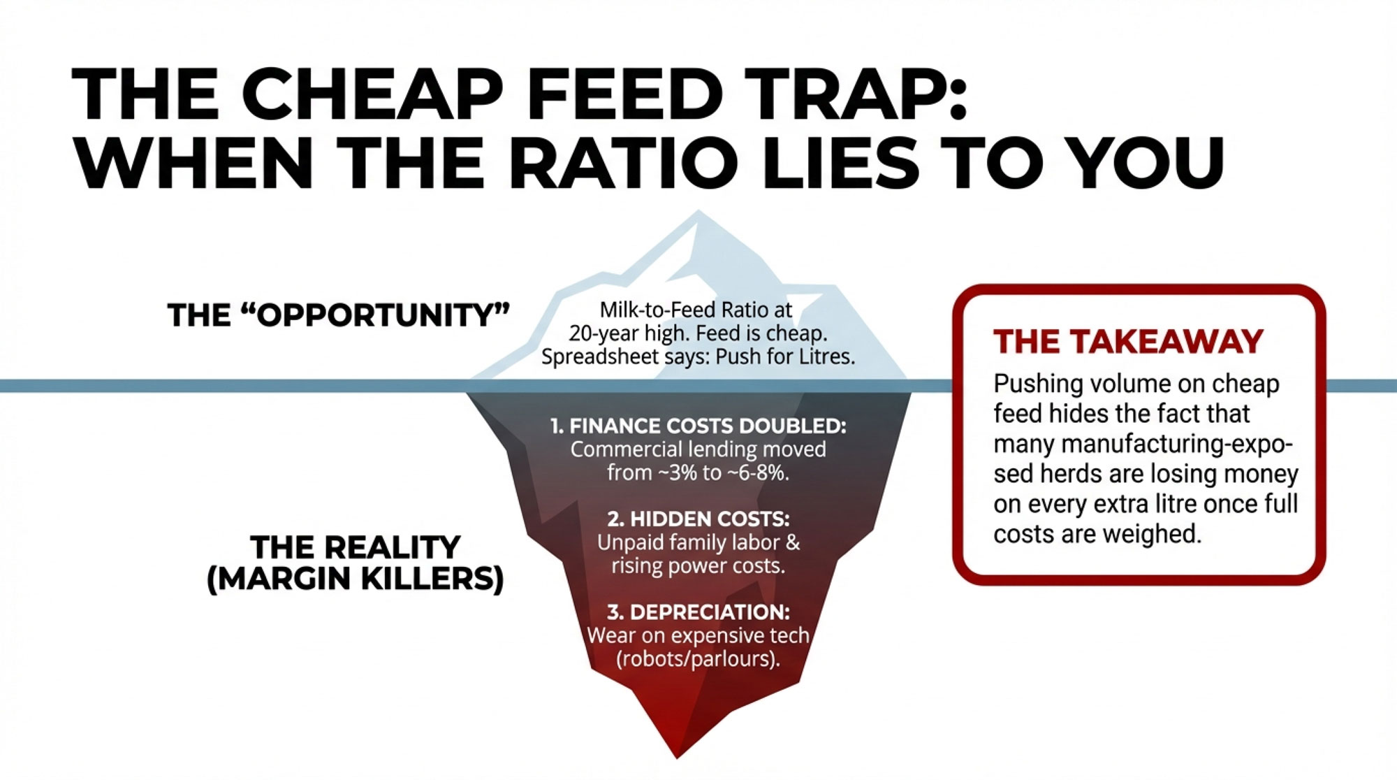 The Cheap Feed Trap: When the Milk-to-Feed Ratio Lies to You