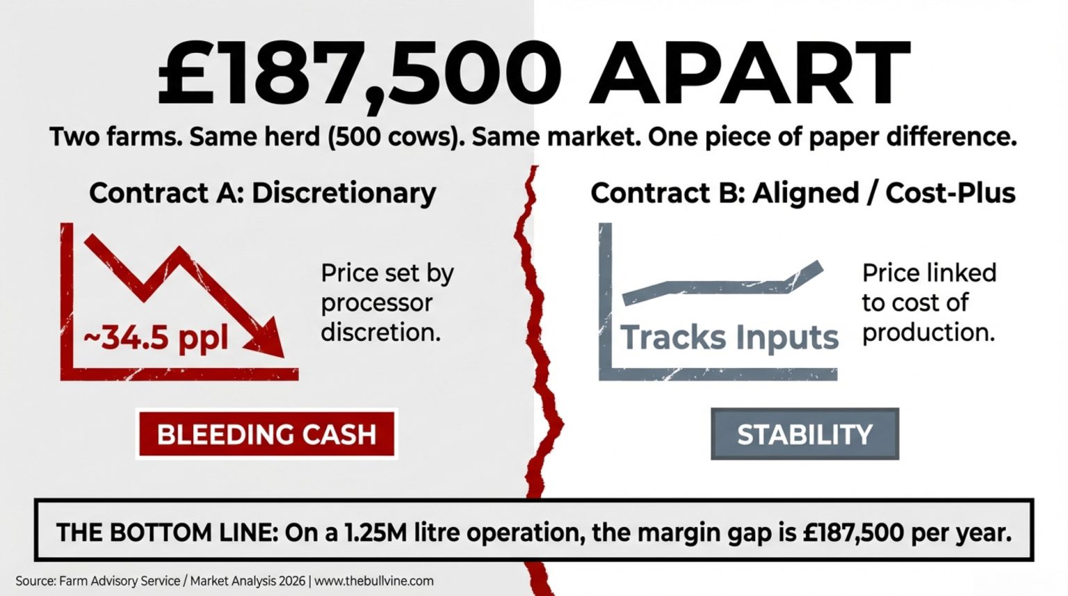 One loses close to £190,000 more this year than the other.