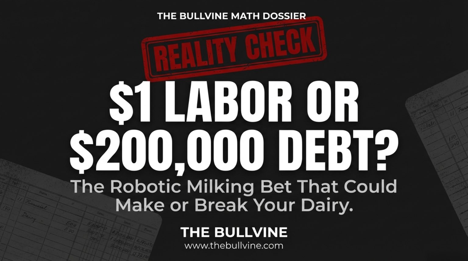 A $4/hour raise costs this 480‑cow family $48,000 a year. The robots ...